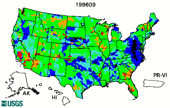 WaterWatch -- Maps and graphs of current water resources conditions