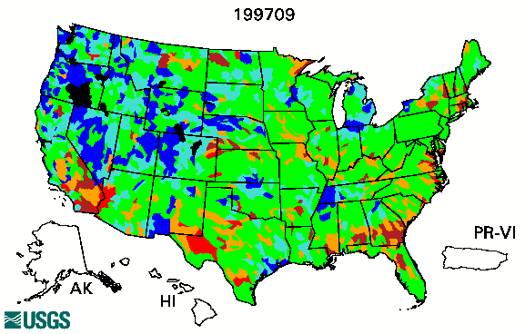 WaterWatch -- Maps and graphs of current water resources conditions