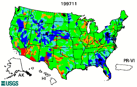 WaterWatch -- Maps and graphs of current water resources conditions