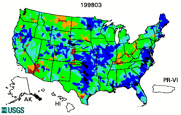 WaterWatch -- Maps and graphs of current water resources conditions
