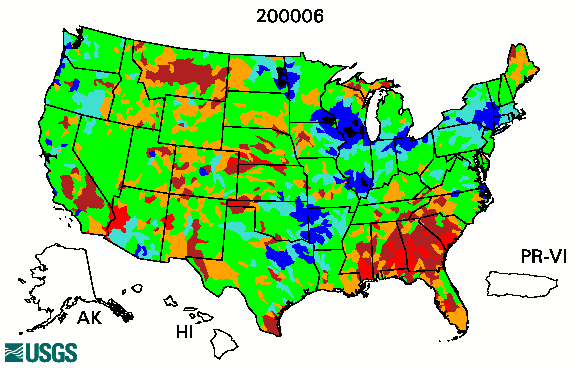 WaterWatch -- Maps and graphs of current water resources conditions