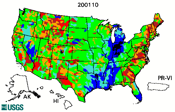 WaterWatch -- Maps and graphs of current water resources conditions