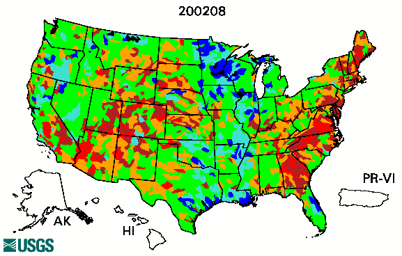 WaterWatch -- Maps and graphs of current water resources conditions