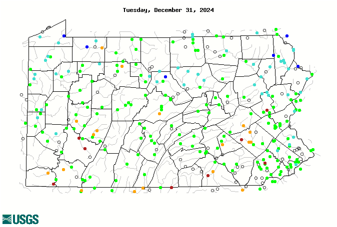 USGS WaterWatch -- Streamflow conditions