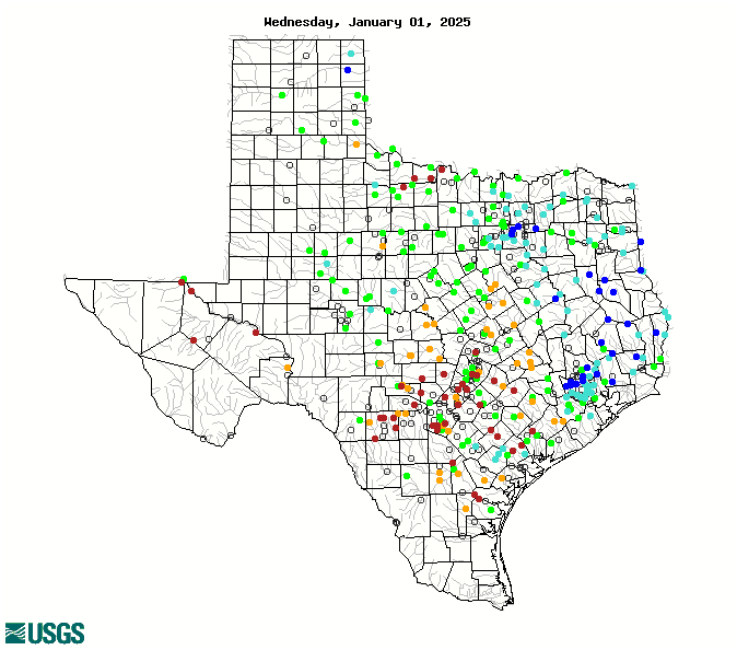 USGS WaterWatch -- Streamflow conditions