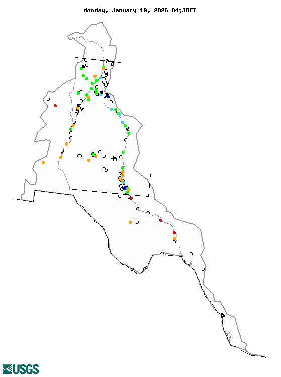 USGS WaterWatch -- Streamflow conditions