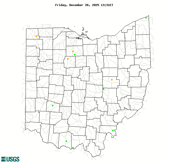 USGS WaterWatch -- Streamflow conditions