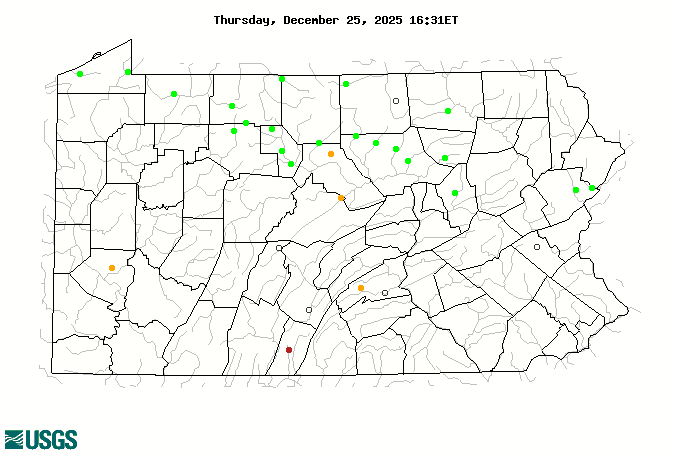 USGS WaterWatch -- Streamflow conditions
