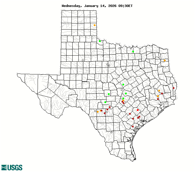 USGS WaterWatch -- Streamflow conditions
